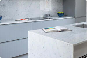 Carrara Marble Worktops: Solid Stone Worktops Ltd