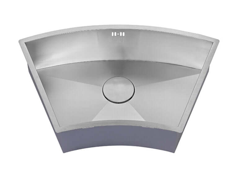 1810 Zenuno 675U Curve Stainless Steel Undermount Sink