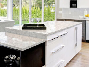 Marble Effect Quartz Worktops: Solid Stone Worktops Ltd