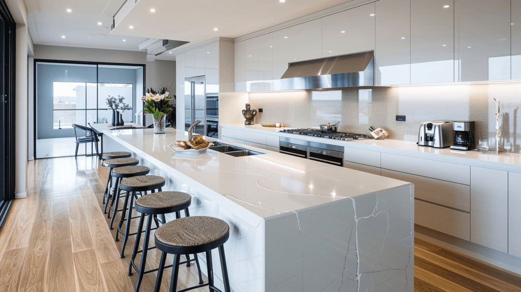 Transform Your Kitchen With Quartz Stone Splashbacks